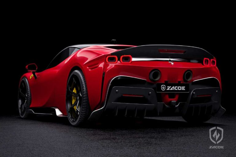 Ferrari SF90 Stradale, con il tuning di Zacoe è ancora più estrema ...
