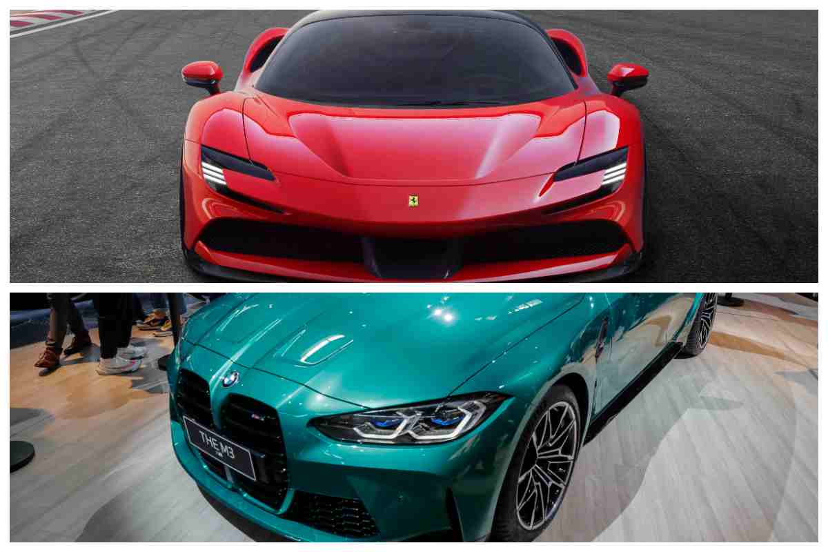 Una Ferrari SF90 Stradale sfida una BMW M3 truccata: battaglia a tutta ...