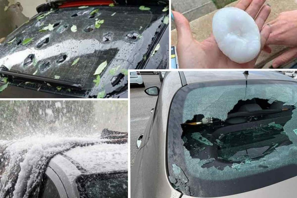 Grandinata nel nord Italia: chi paga i danni sulle auto devastate?