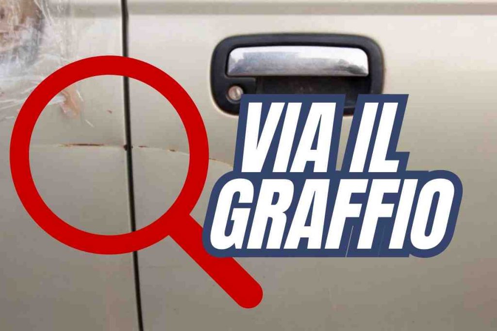 Graffi sull'auto, senza andare dal carrozziere li elimini con questo ...
